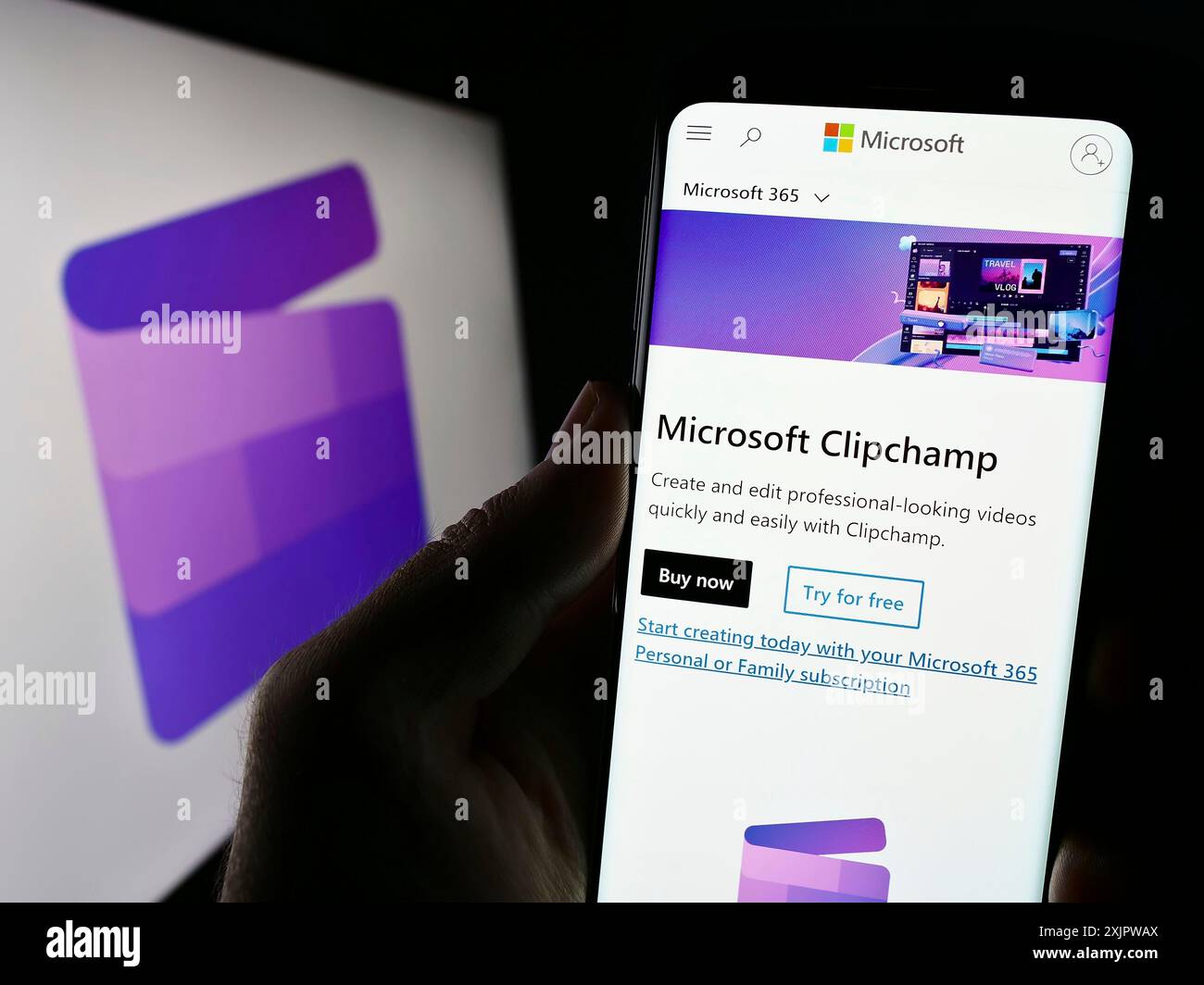 Microsoft clipchamp hi-res stock photography and images - Alamy
