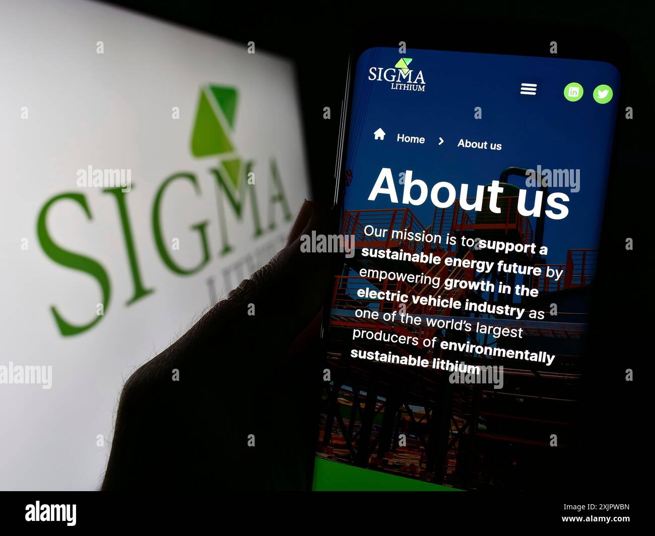 Sigma lithium logo hi-res stock photography and images - Alamy