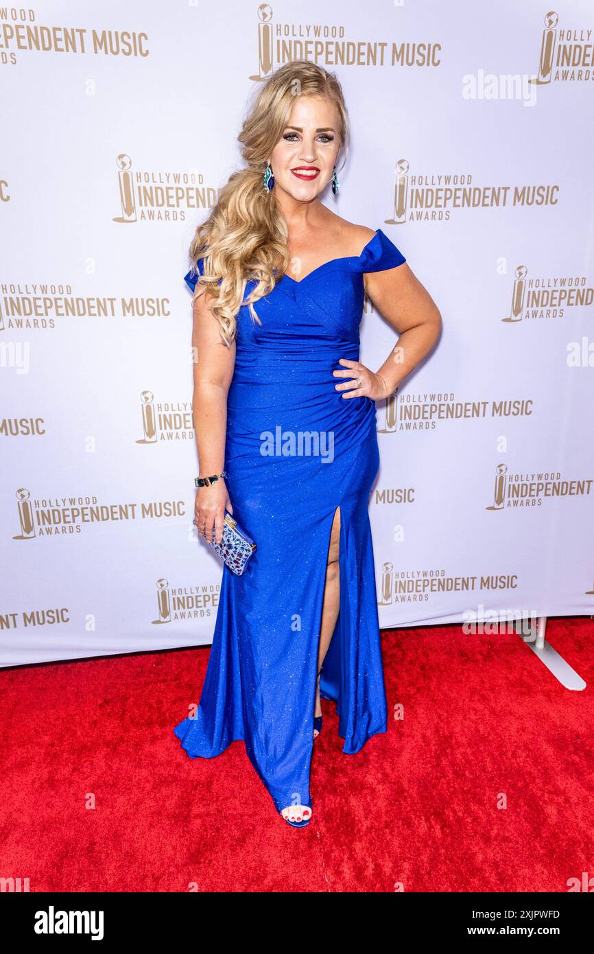 Los Angeles, USA. 18th July, 2024. American pianist and Violinis Jennifer Thomas attends 2024 ...