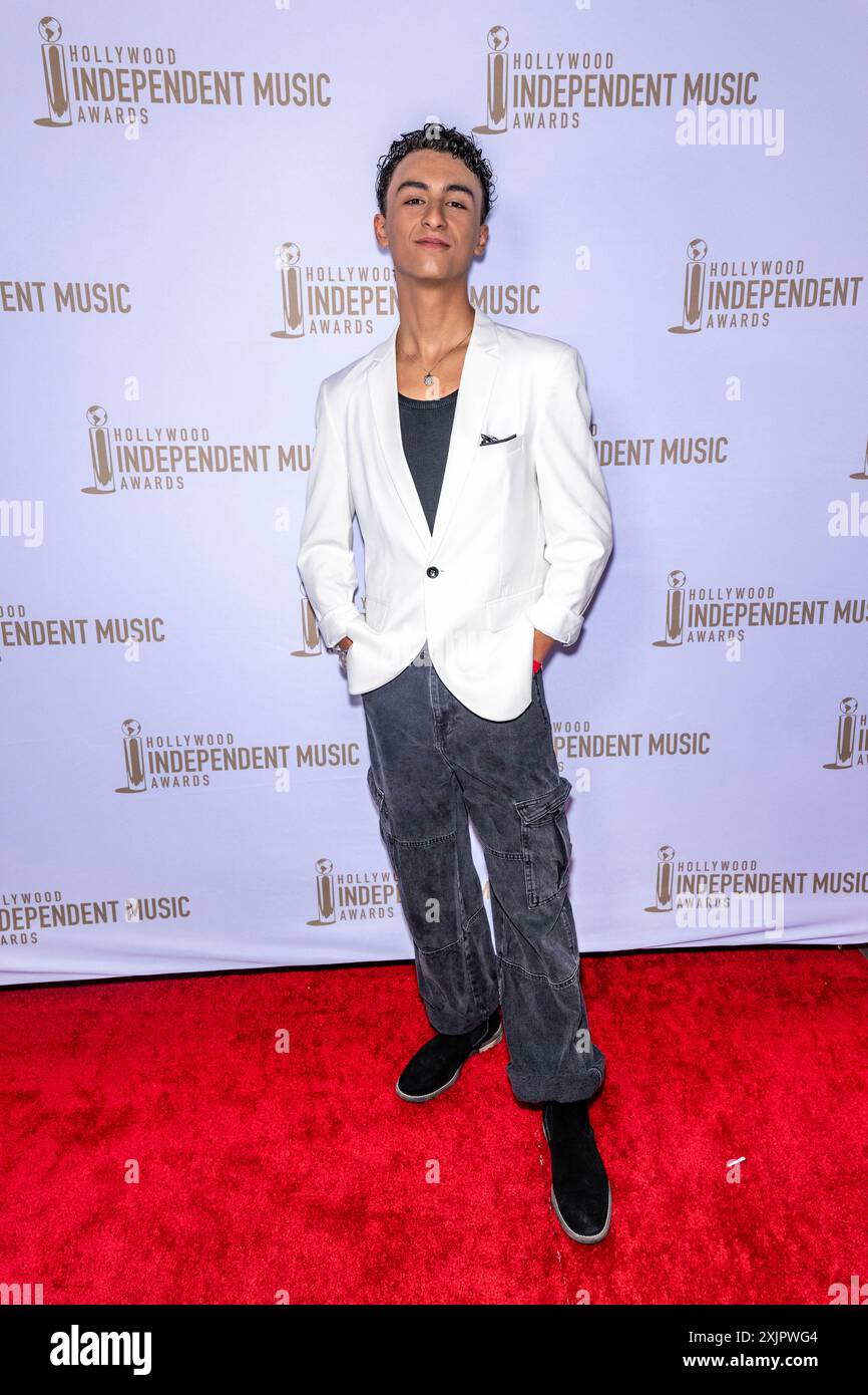 Los Angeles, USA. 18th July, 2024. Singer Hayden Williams-Moran attends ...