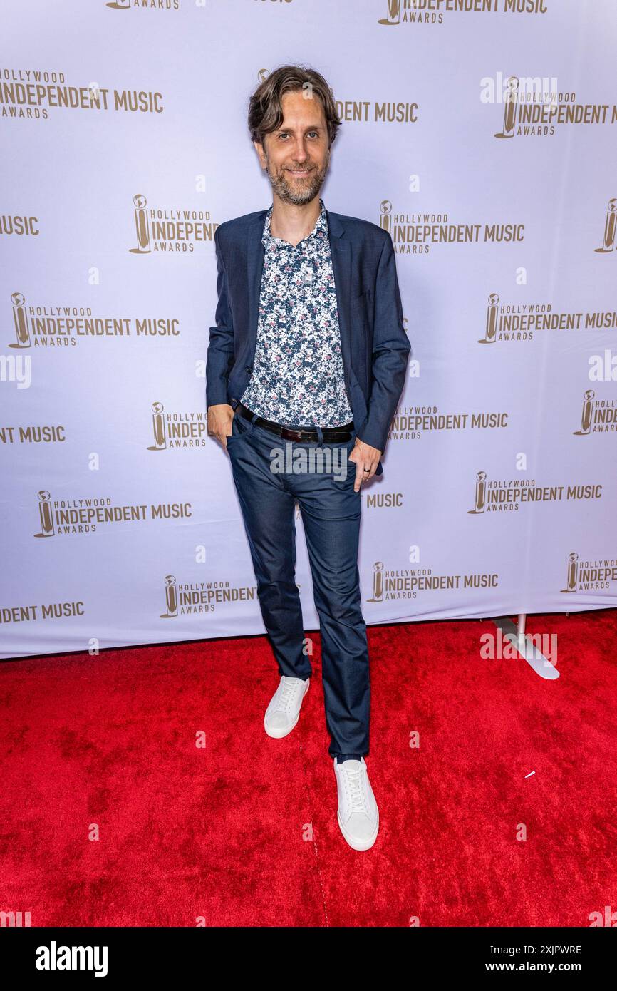 Los Angeles, USA. 18th July, 2024. Composer David Bertok attends 2024 Hollywood Independent ...