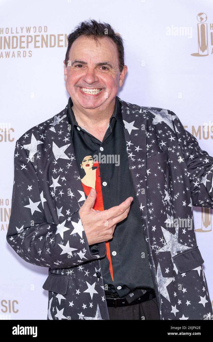 Los Angeles, USA. 18th July, 2024. Journalist Sandro Monetti attends ...