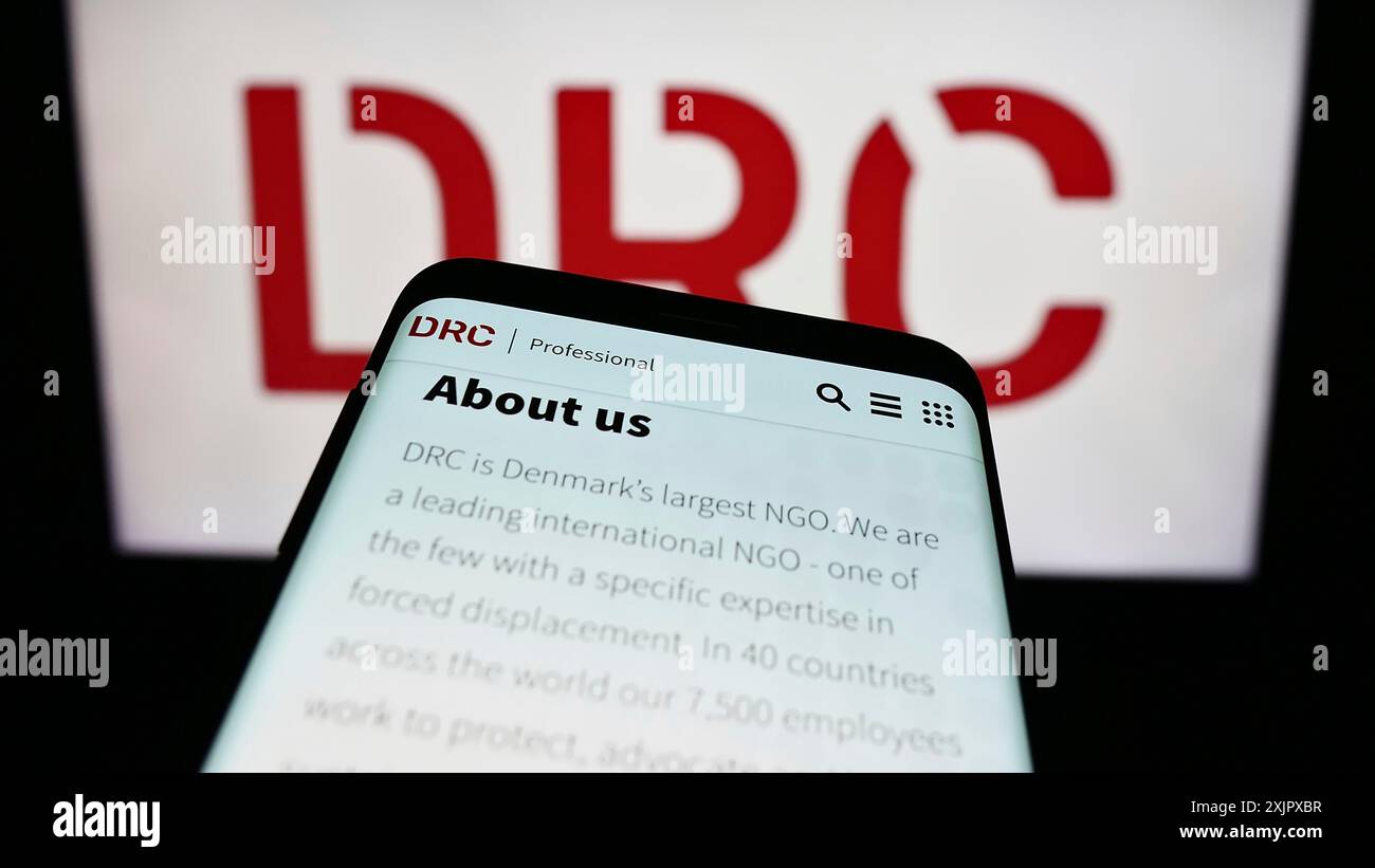 Danish refugee council logo hi-res stock photography and images - Alamy