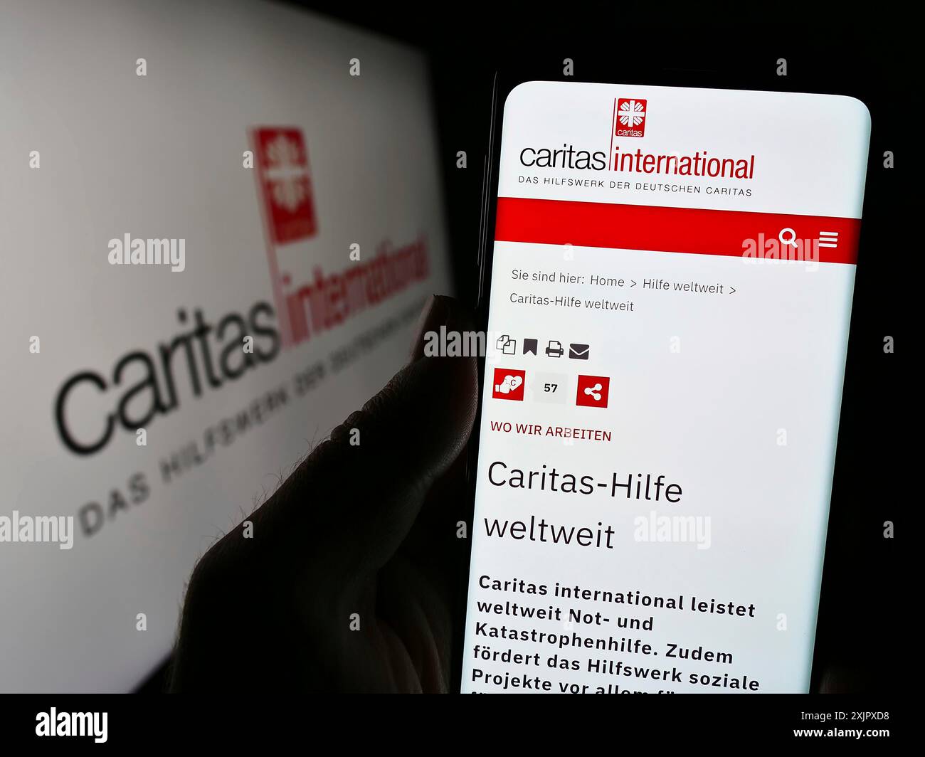 Caritas logo hi-res stock photography and images - Alamy