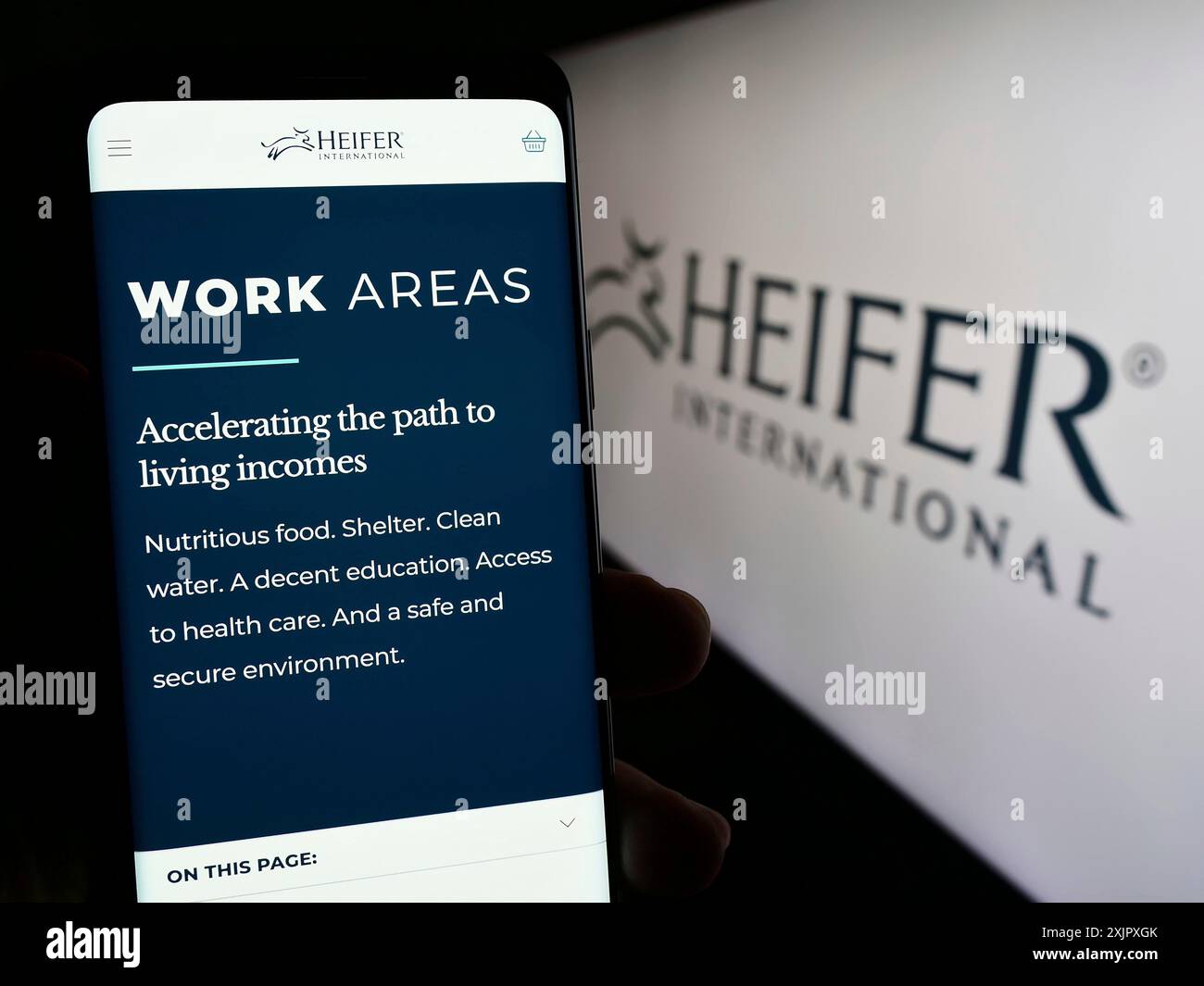 Heifer international logo hi-res stock photography and images - Alamy