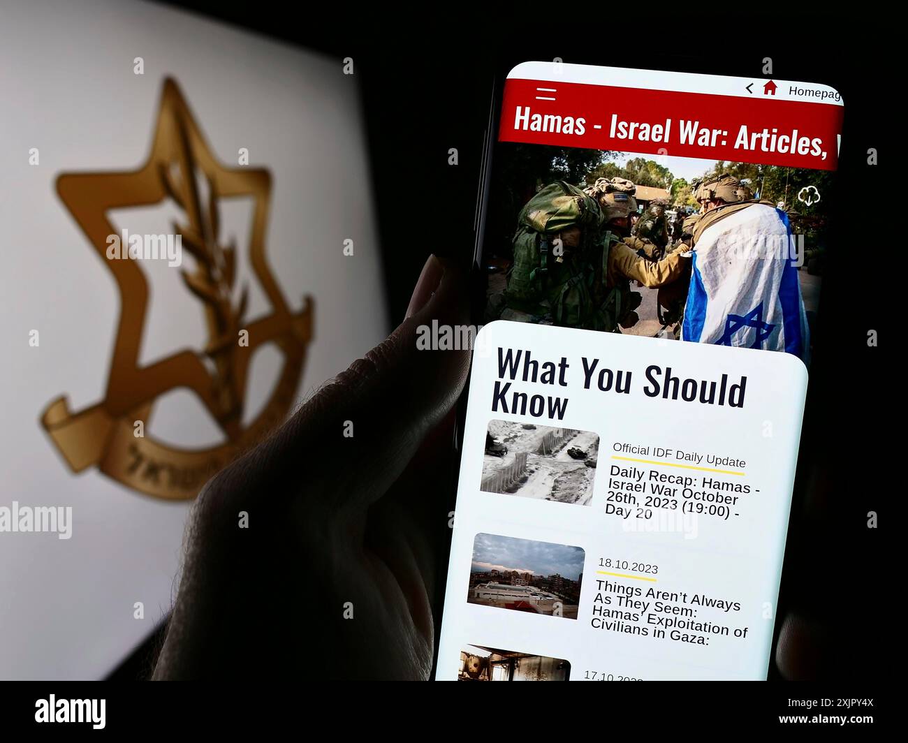 Idf logo hi-res stock photography and images - Alamy