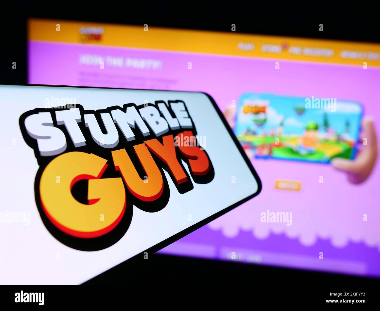 Stumble guys logo hi-res stock photography and images - Alamy