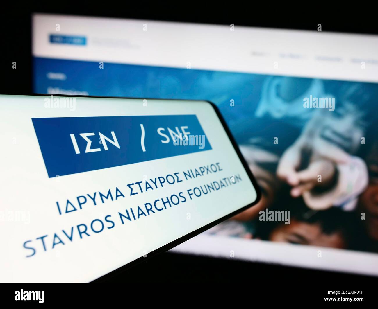 Stavros niarchos foundation logo hi-res stock photography and images - Alamy