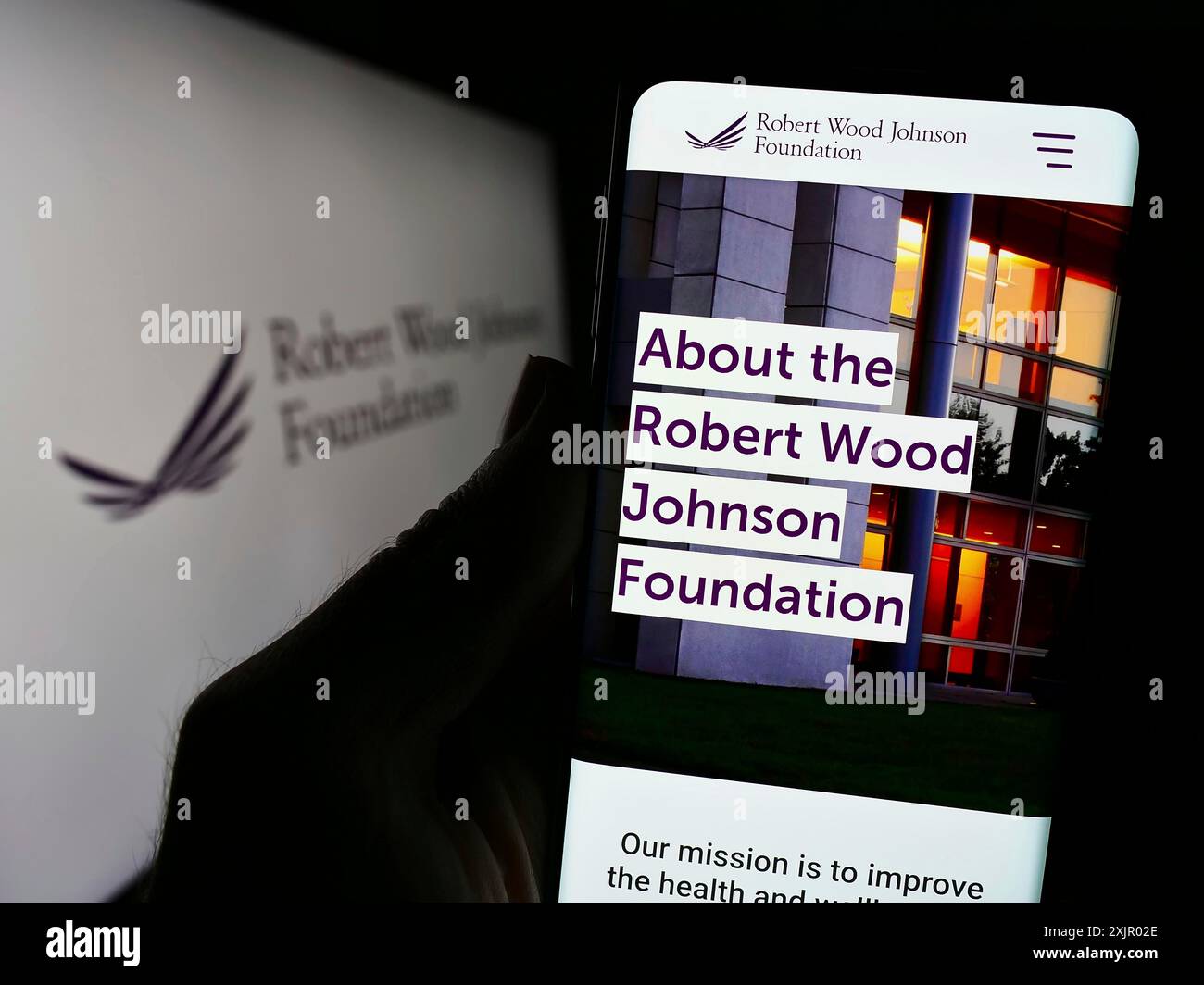 Robert wood johnson foundation logo hi-res stock photography and images - Alamy