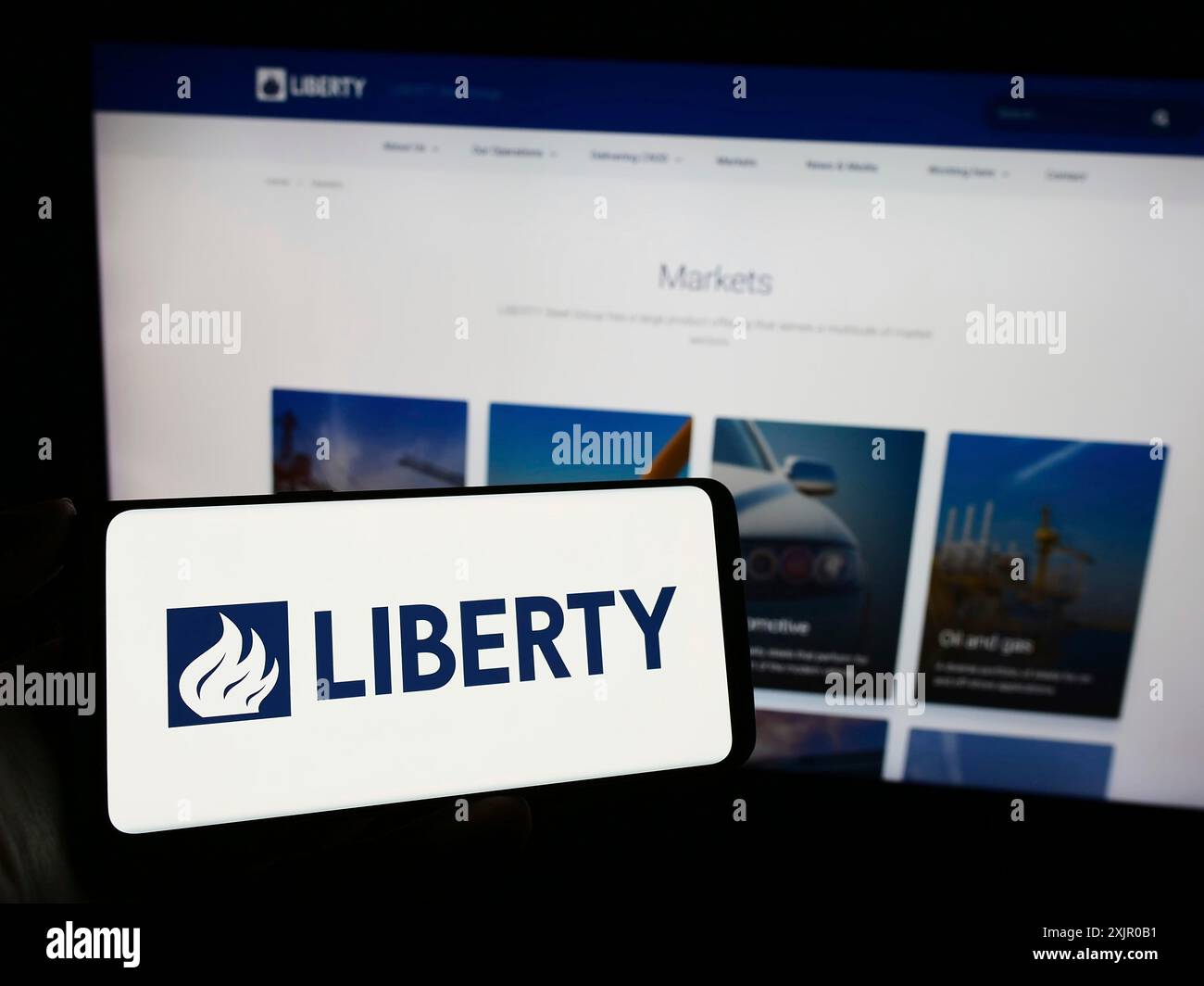 Liberty steel logo hi-res stock photography and images - Alamy