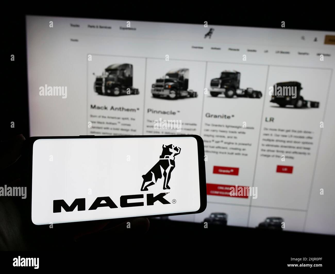 Mack Truck Logo Font
