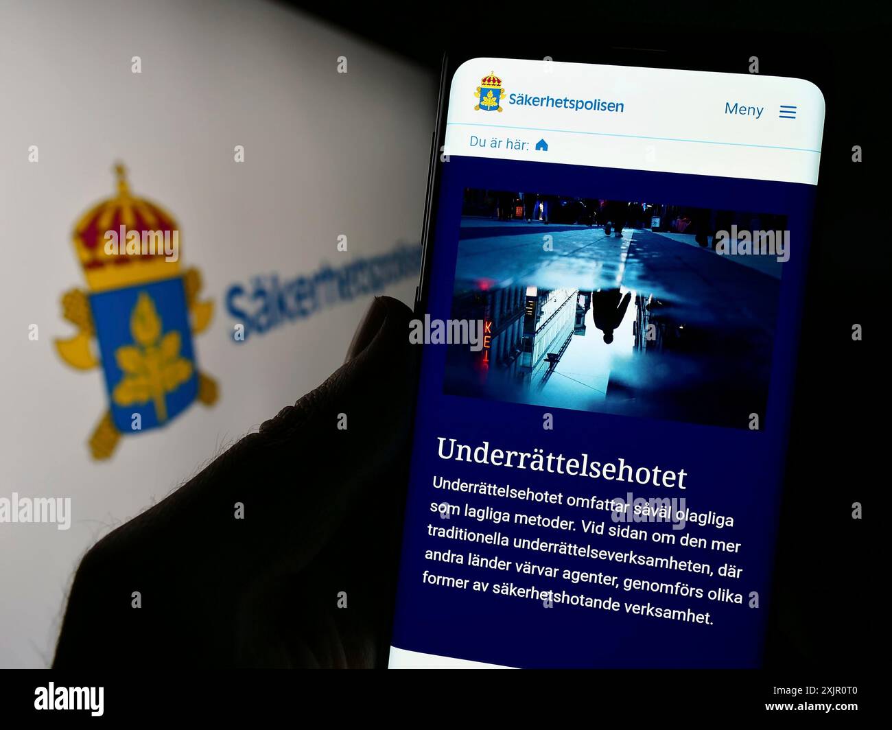 The swedish security service logo hi-res stock photography and images ...