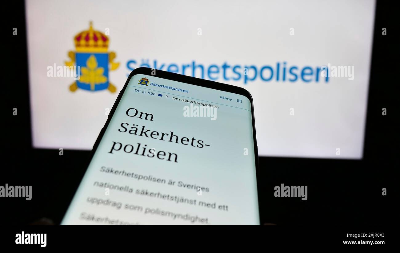 The swedish security service logo hi-res stock photography and images ...