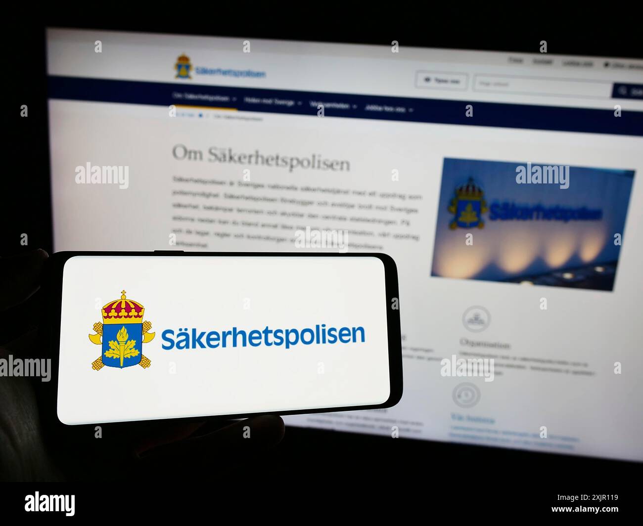 The swedish security service logo hi-res stock photography and images ...