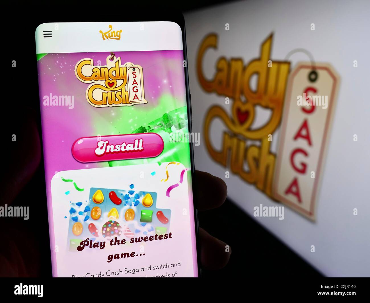 Candy crush logo hi-res stock photography and images - Alamy