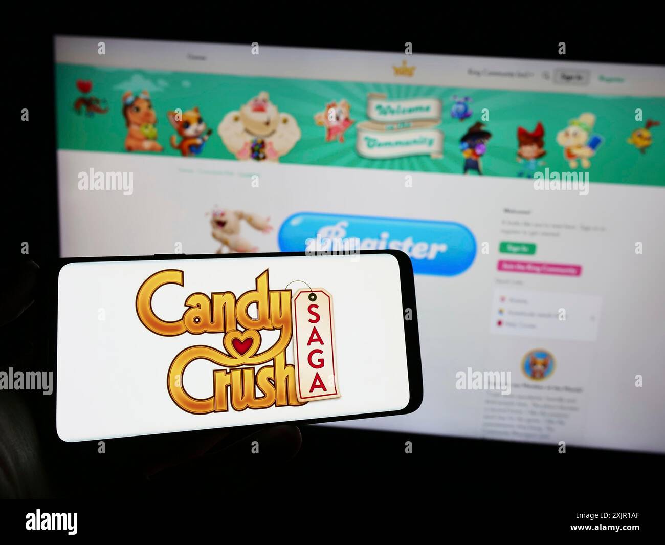 Candy crush logo hi-res stock photography and images - Alamy
