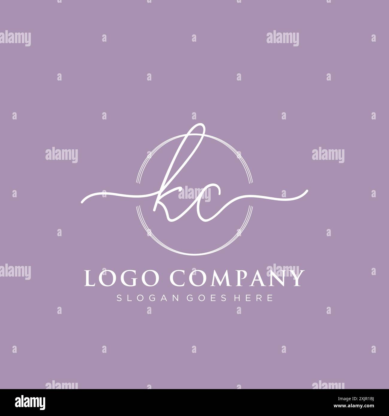 Kc circle logo hi-res stock photography and images - Alamy