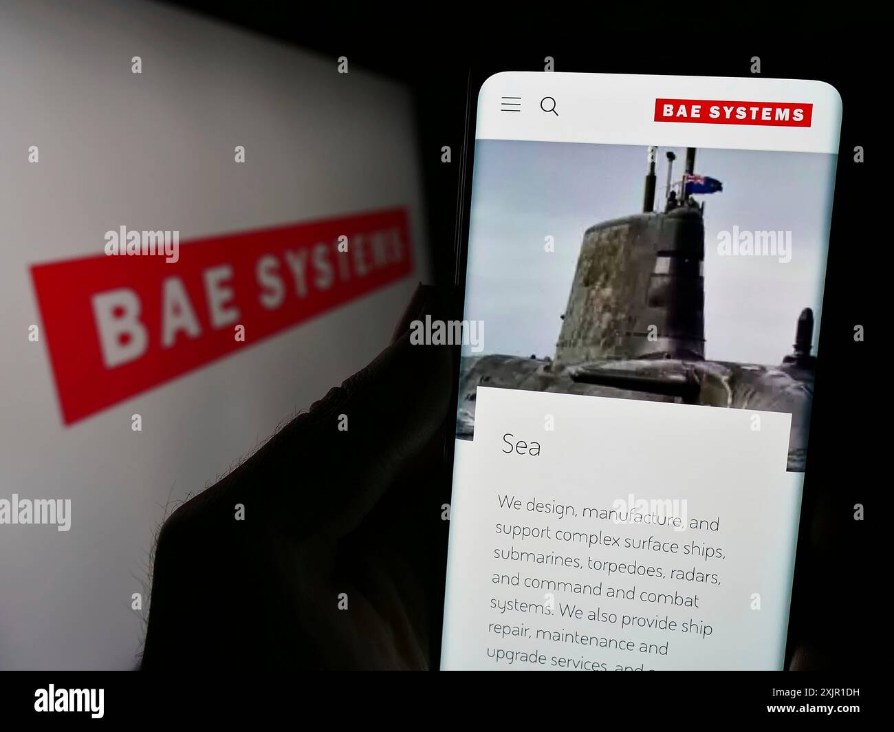 Stuttgart, Germany, 11-21-2023: Person holding mobile phone with ...