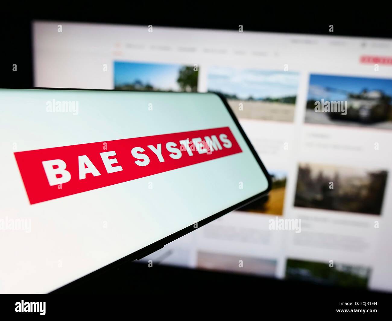 Stuttgart, Germany, 11-21-2023: Smartphone with logo of British ...