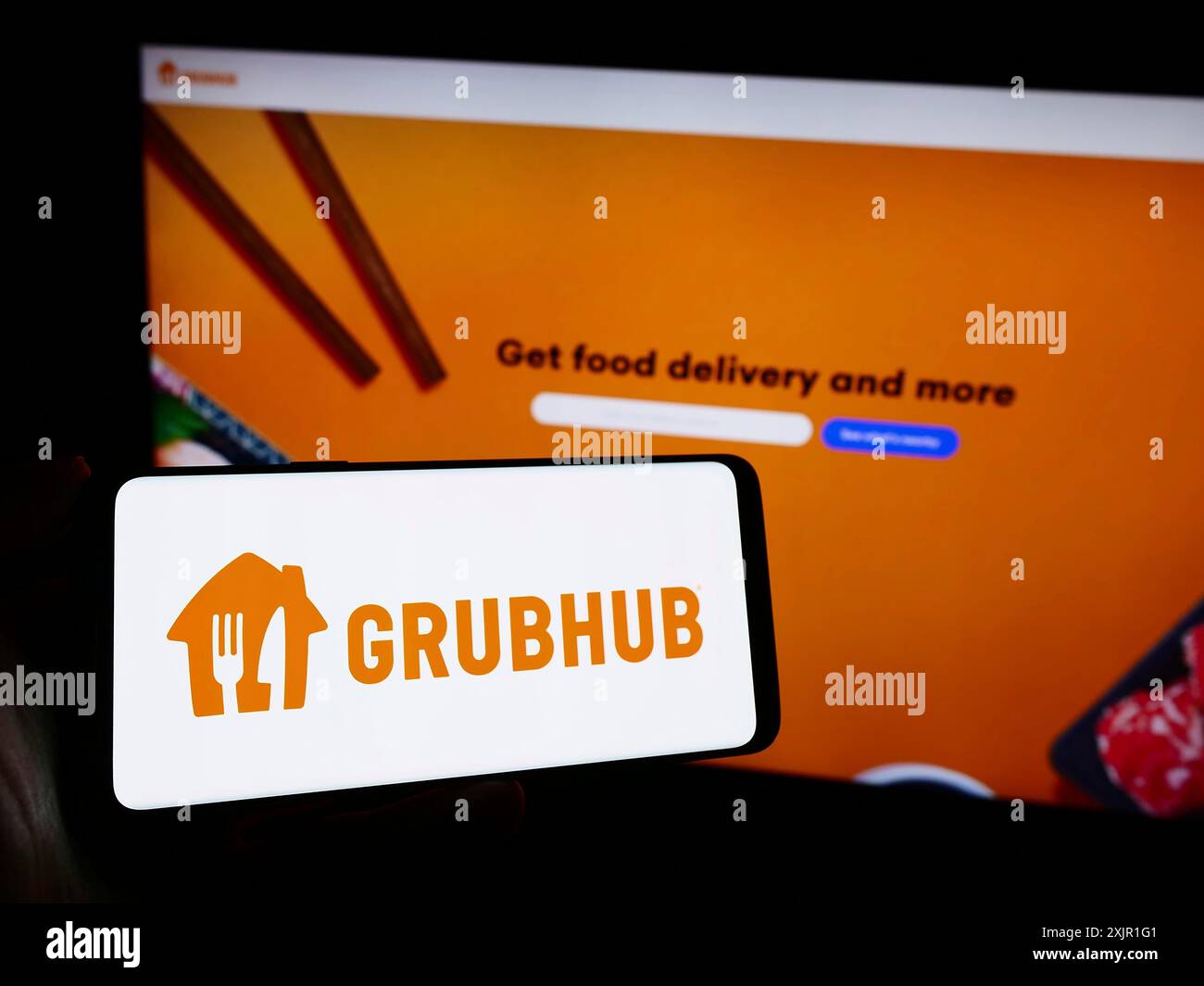 Food ordering and delivery company hi-res stock photography and images ...