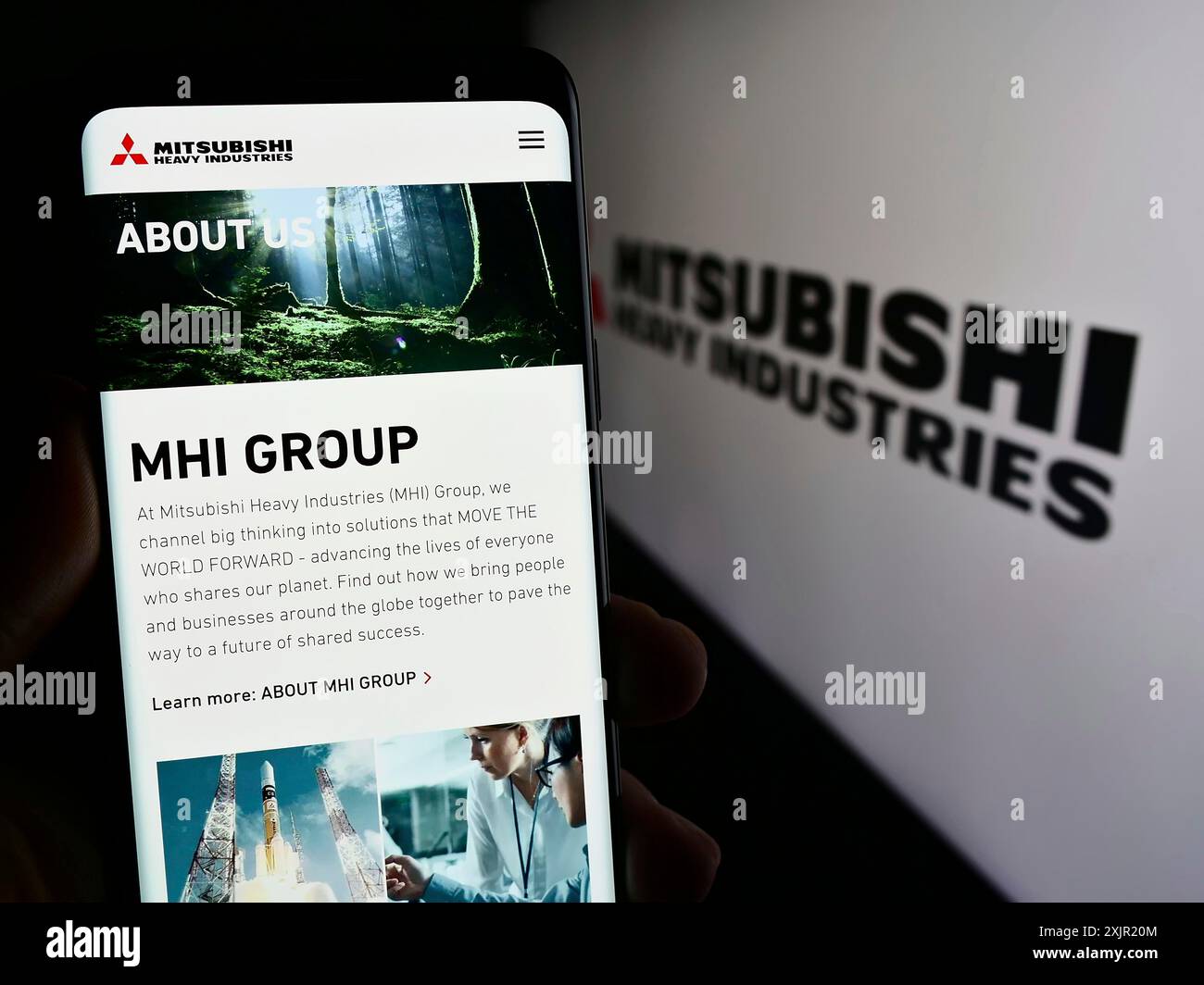 Mhi logo hi-res stock photography and images - Alamy