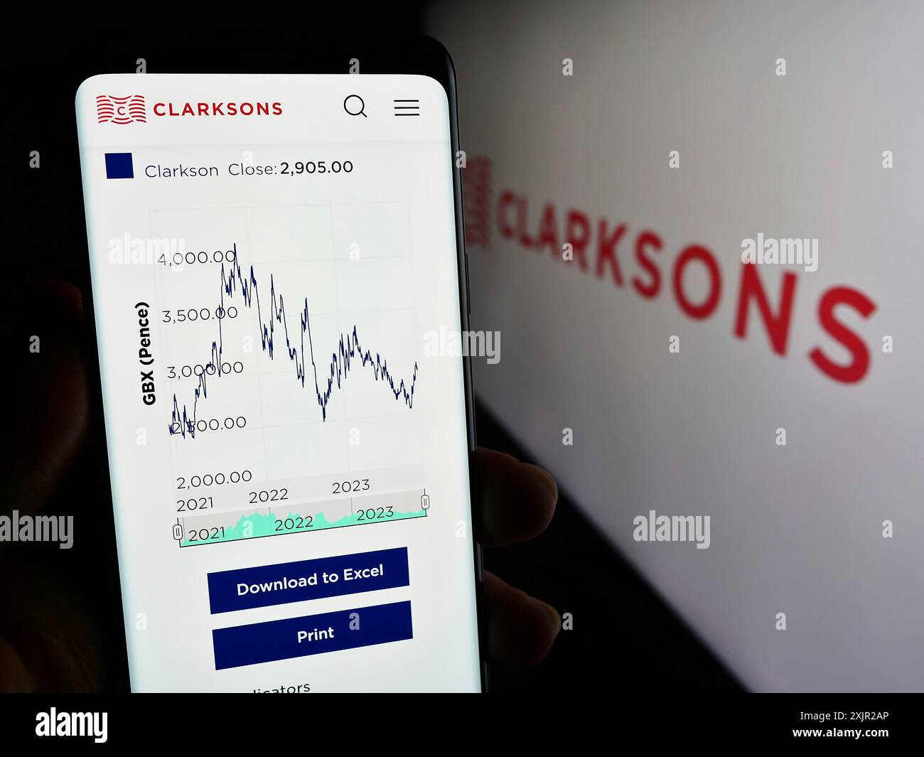 Clarksons logo hi-res stock photography and images - Alamy