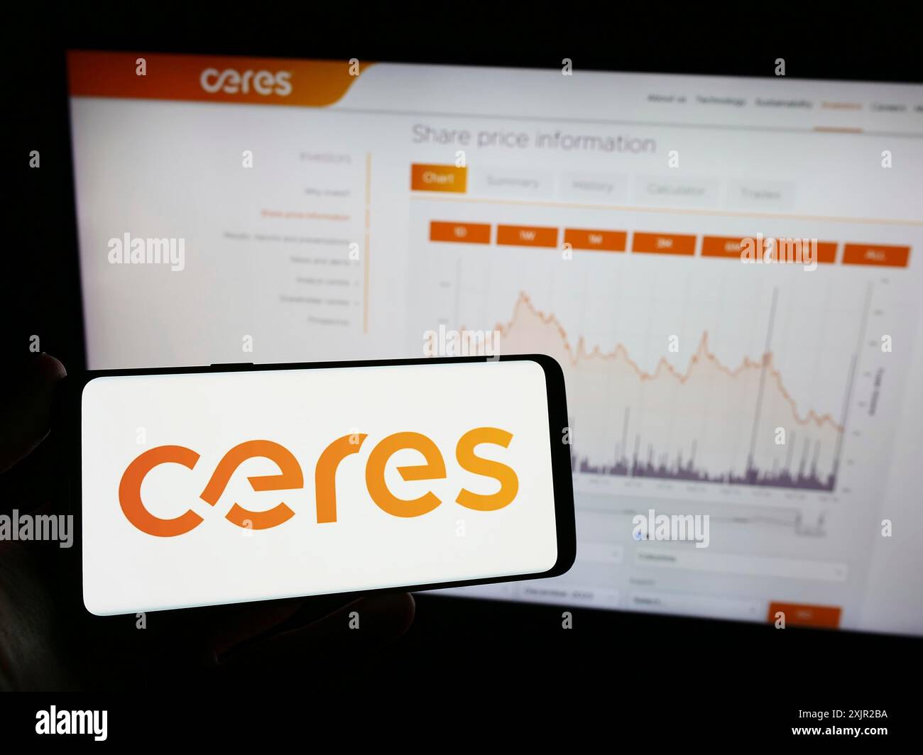 Ceres power logo hi-res stock photography and images - Alamy