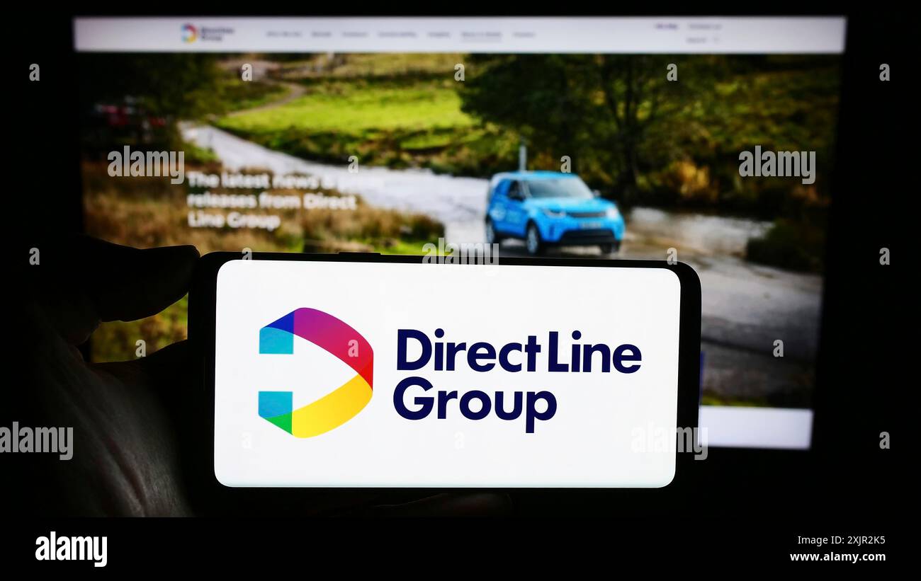 Direct line logo hi-res stock photography and images - Alamy