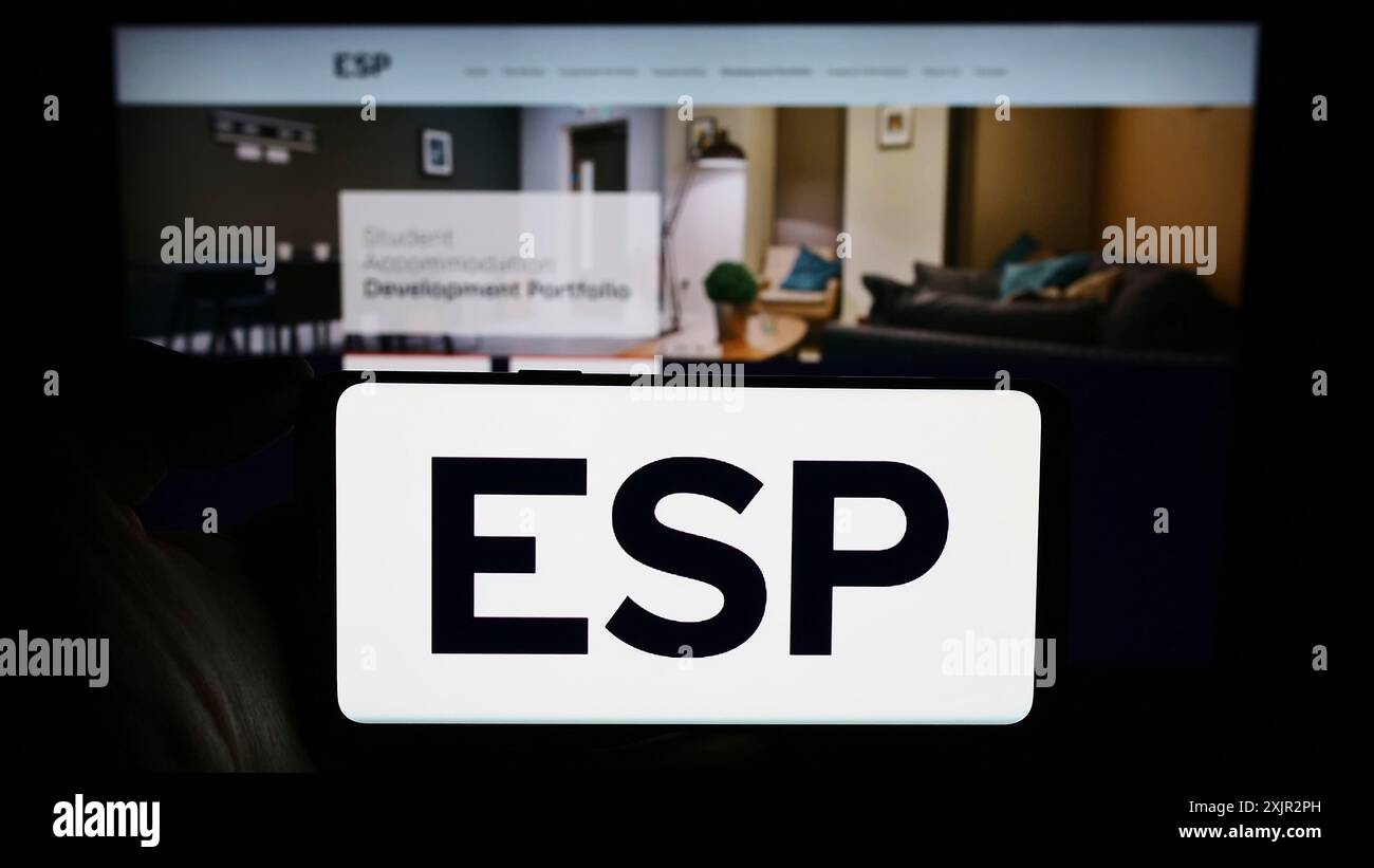 Esp business company logo hi-res stock photography and images - Alamy