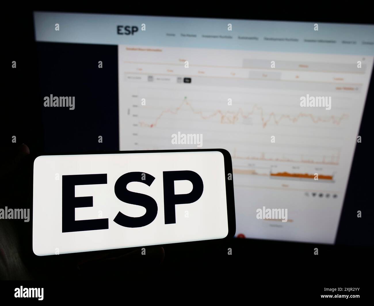 Esp business company logo hi-res stock photography and images - Alamy