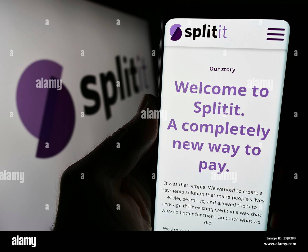 Splitit logo hi-res stock photography and images - Alamy