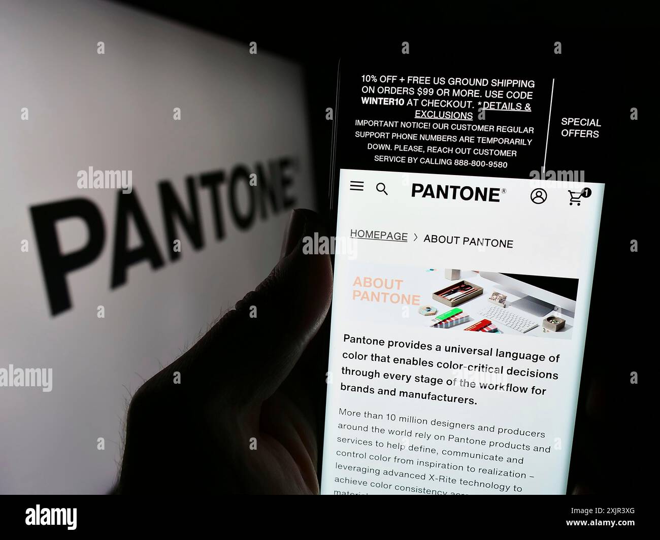 Pantone logo hi-res stock photography and images - Alamy
