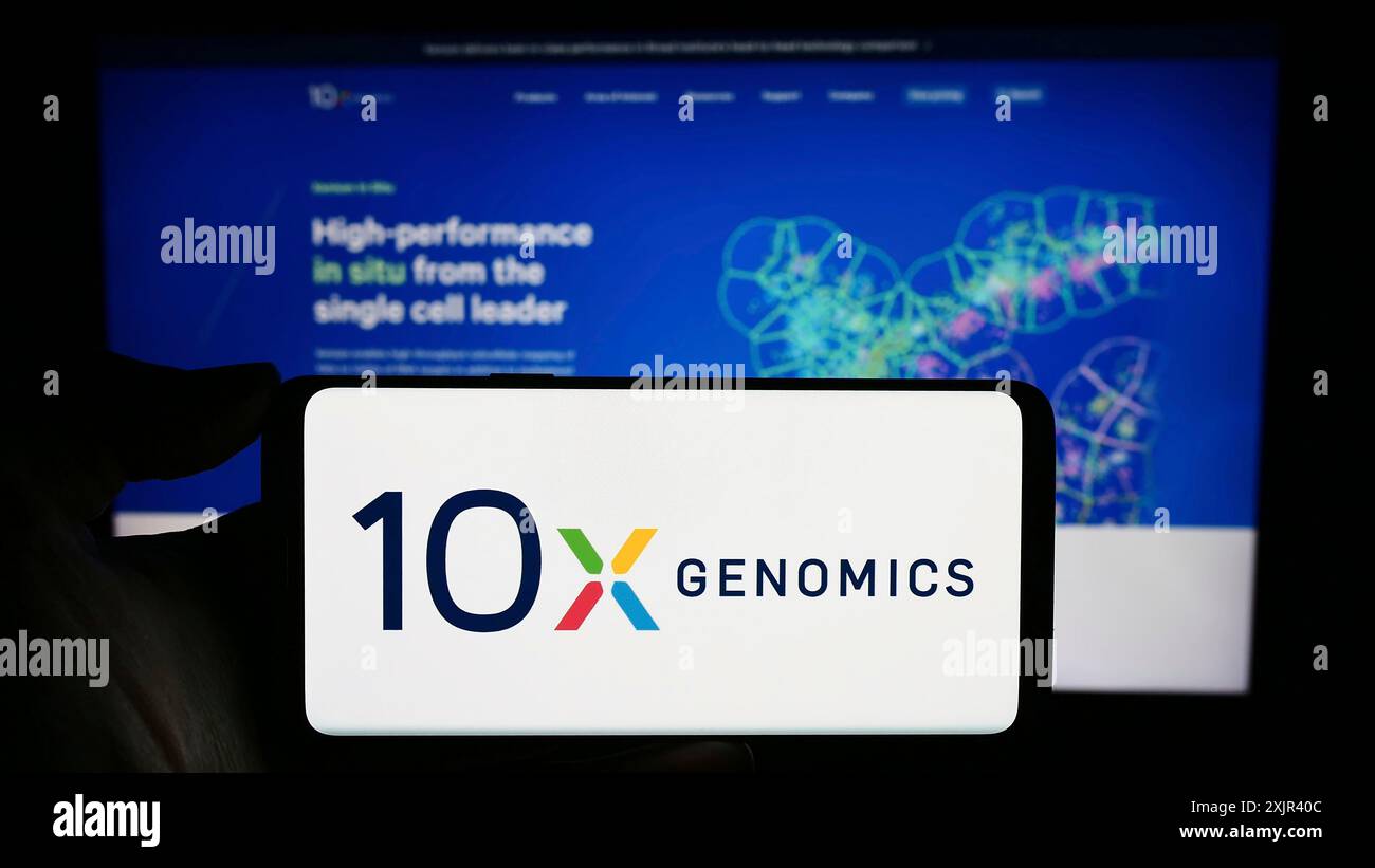 10x genomics logo hi-res stock photography and images - Alamy