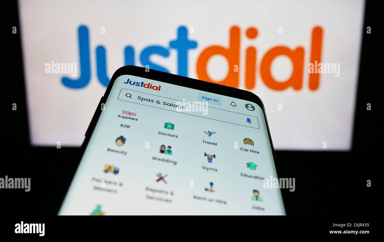 Justdial logo hi-res stock photography and images - Alamy