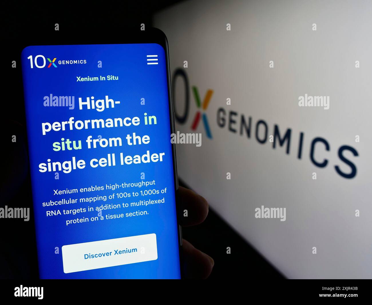 10x genomics logo hi-res stock photography and images - Alamy