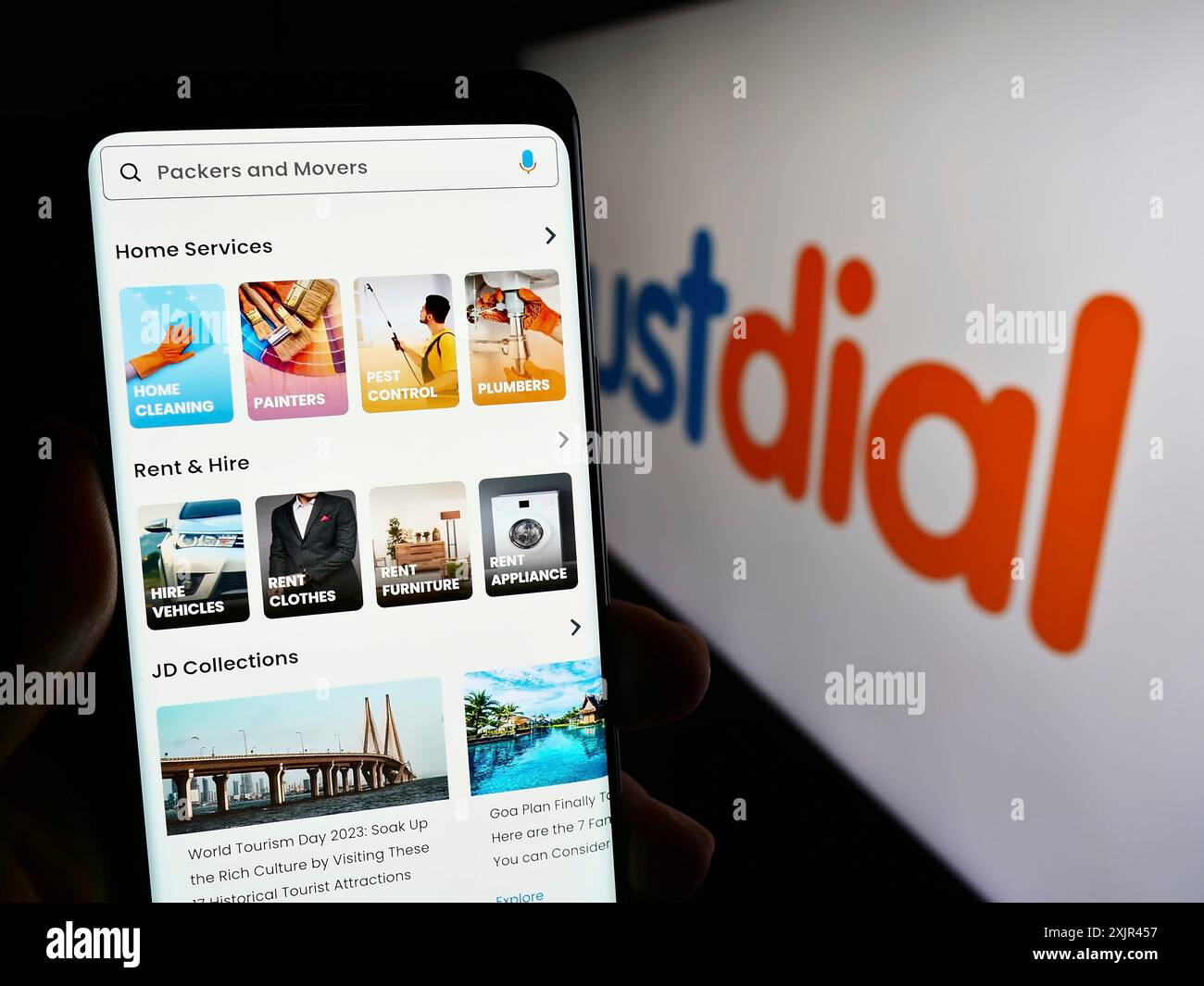 Justdial logo hi-res stock photography and images - Alamy