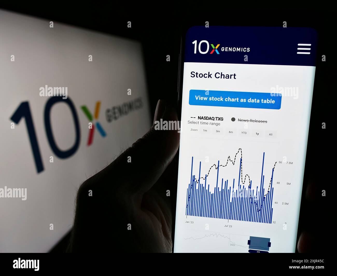 10x genomics logo hi-res stock photography and images - Alamy