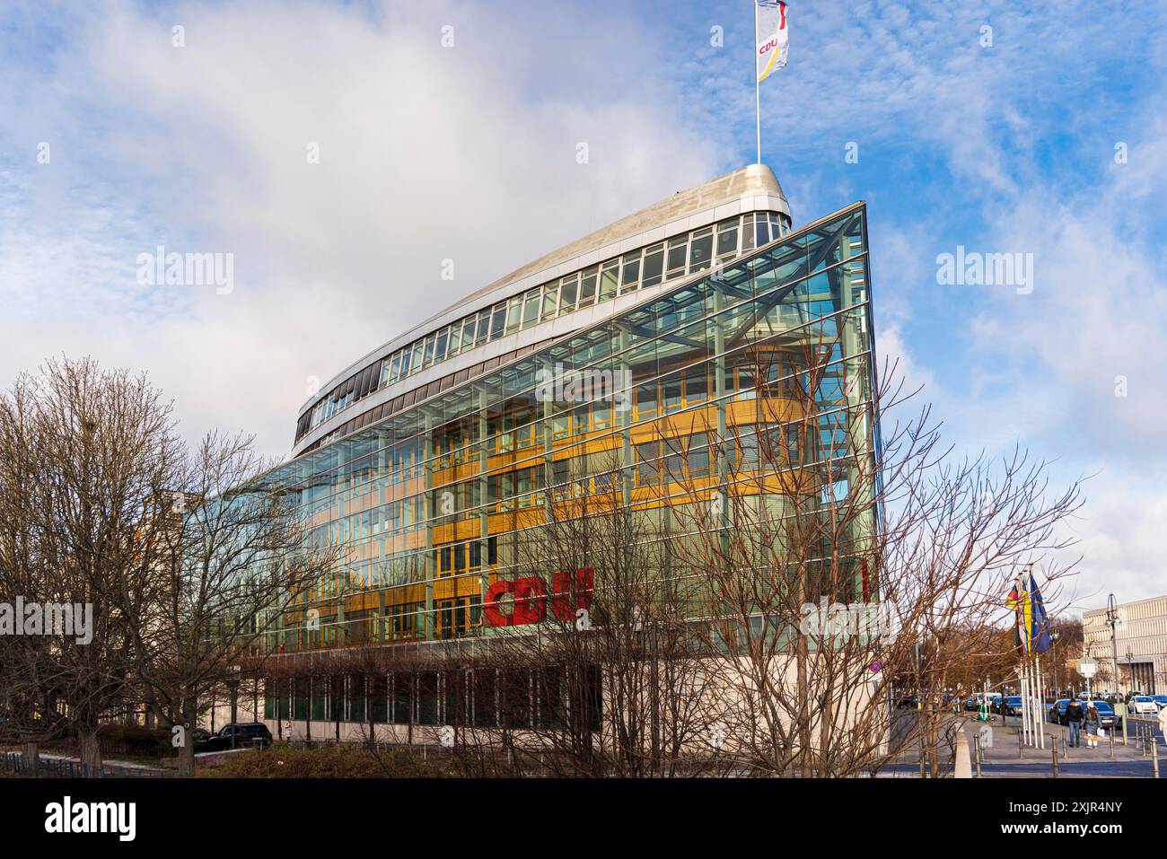 CDU headquarter in Berlin. Modern offices of the political party in ...