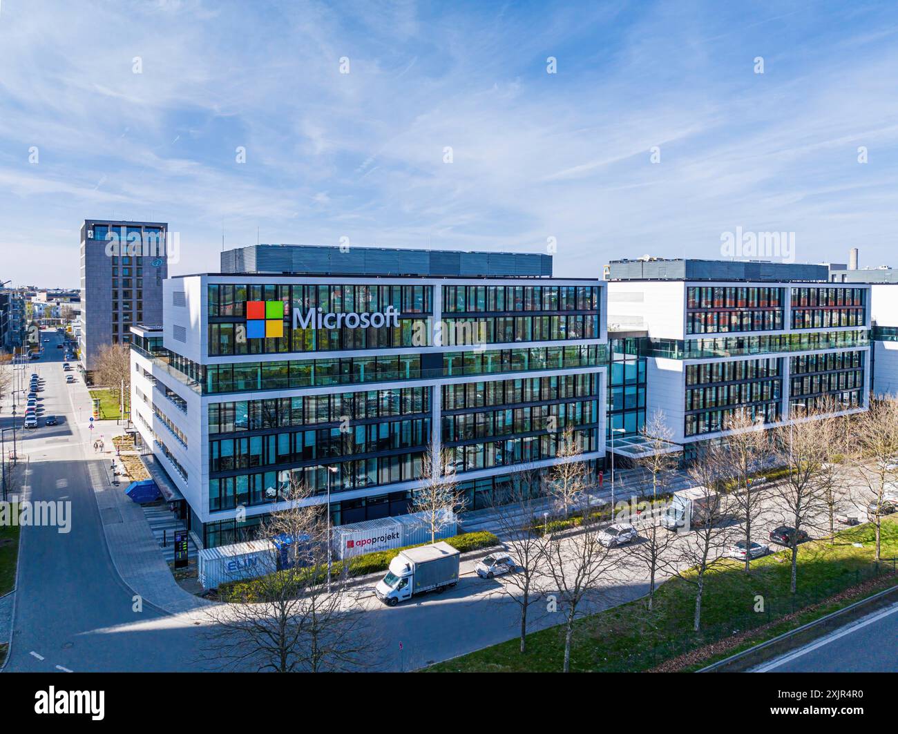 Microsoft european HQ in Munich, Germany Stock Photo - Alamy
