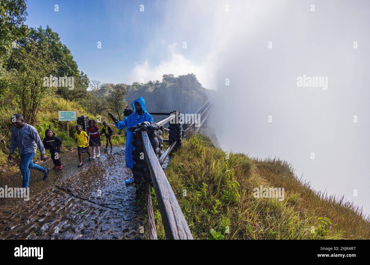 Knife Edge Bridge at Victoria Falls Waterfall Stock Photo - Alamy