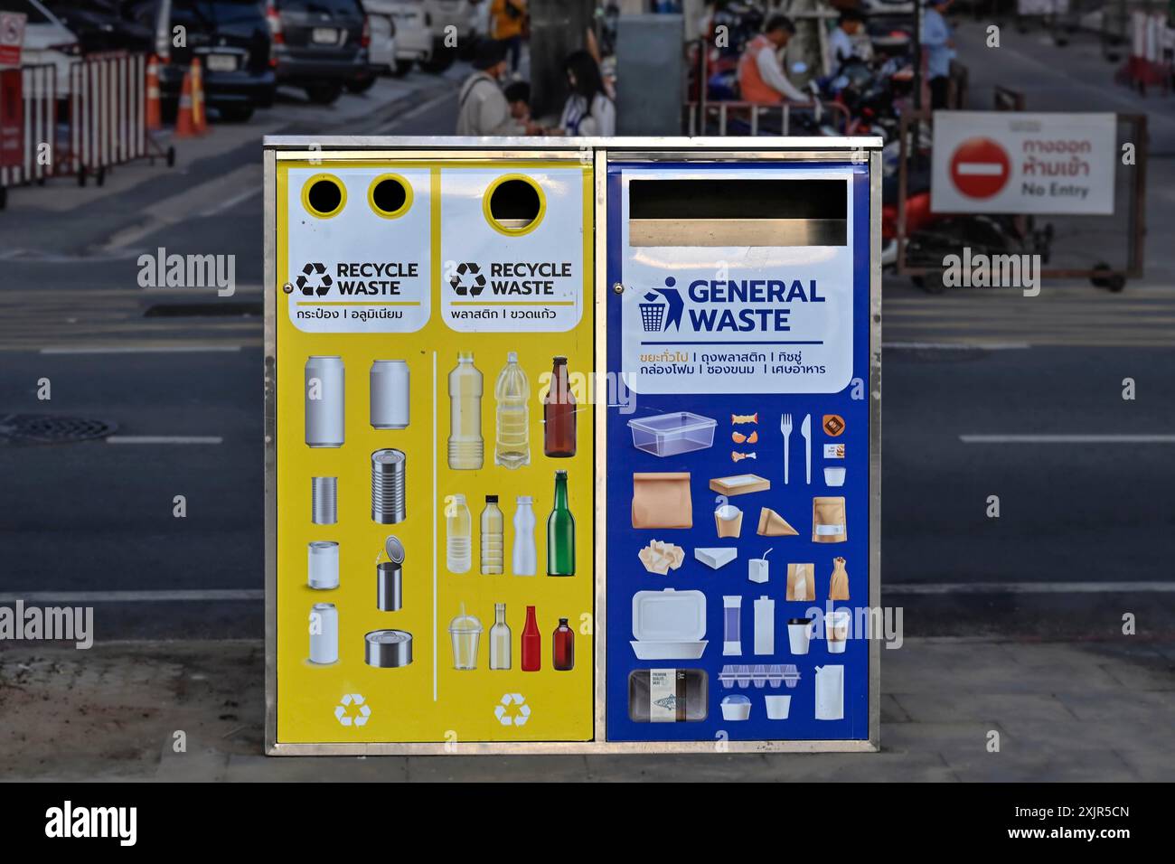 Waste separation Collection centre Stock Photo - Alamy