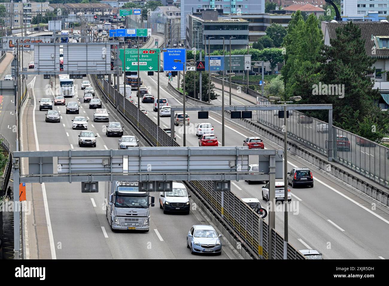 Basel switzerland road sign hi-res stock photography and images - Alamy