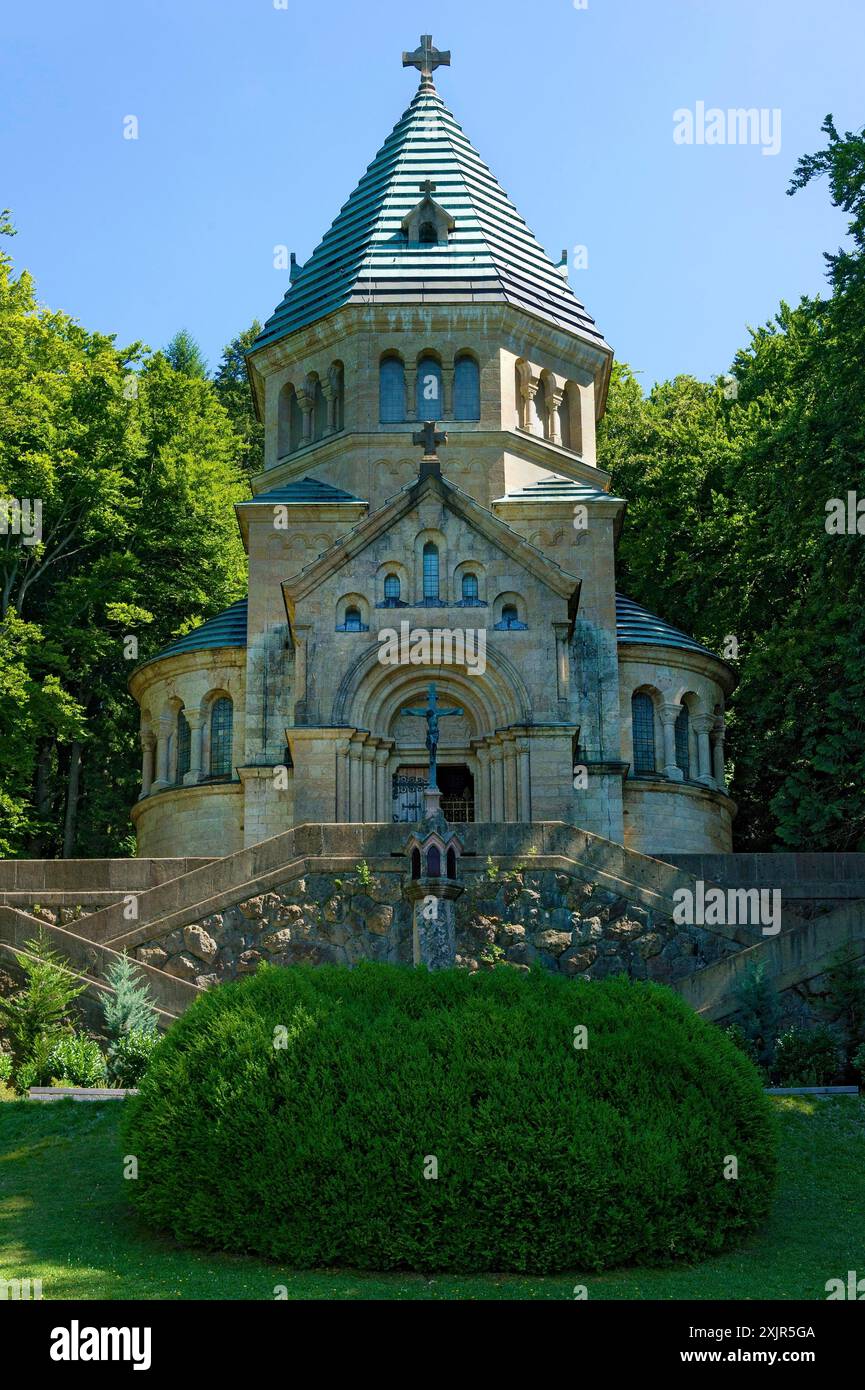 Memorial Church of St Ludwig, neo-Romanesque votive chapel, memorial to ...