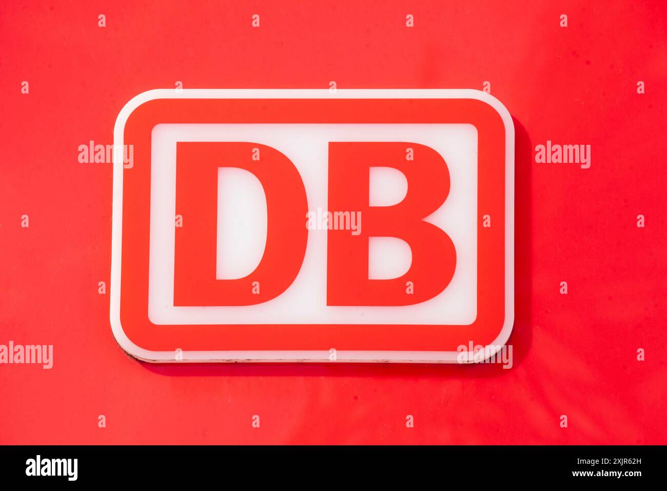 Logo DB, Deutsche Bahn, Germany Stock Photo - Alamy