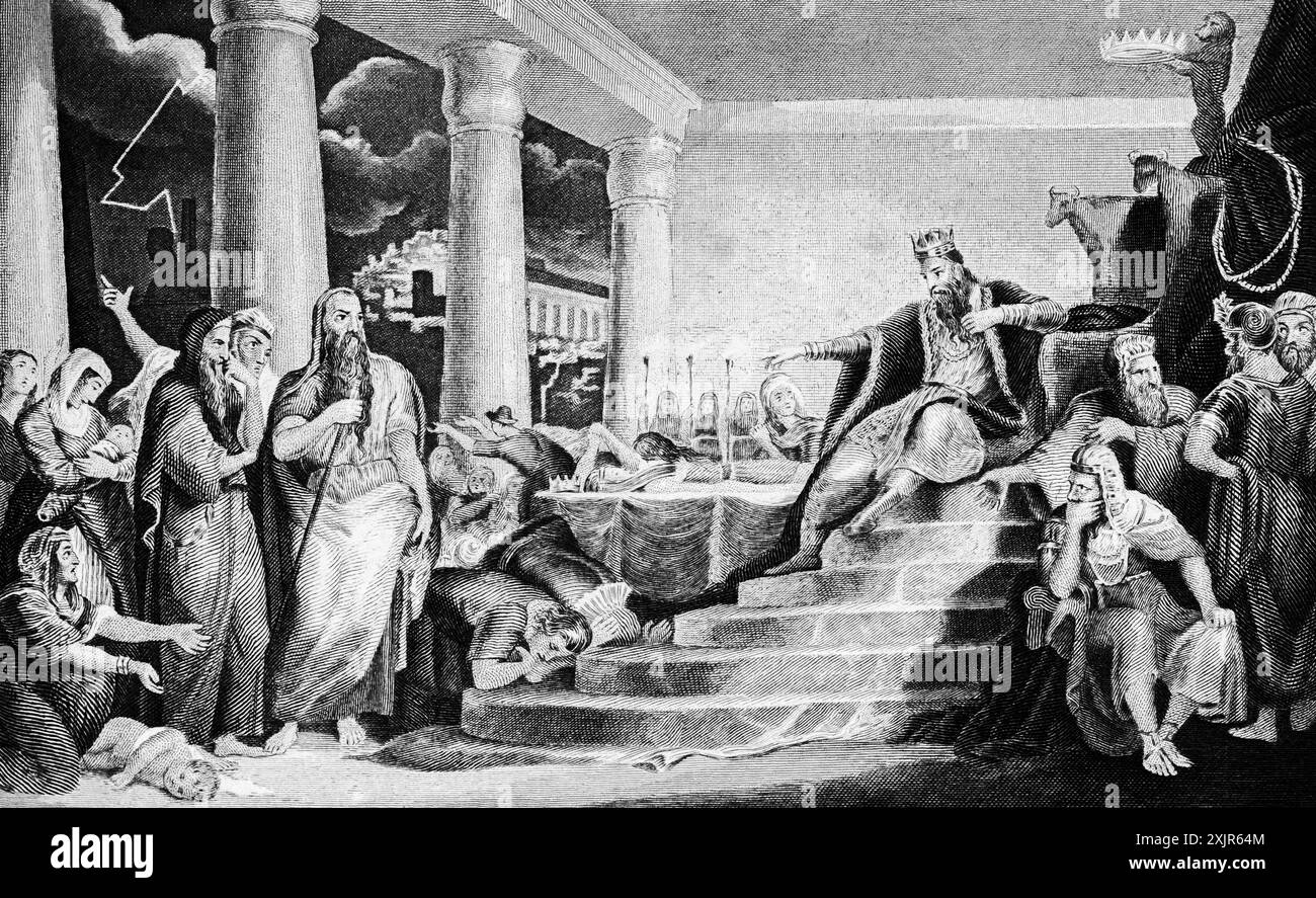 Death of the first-born sons in Egypt, Exodus, Old Testament, 10th ...