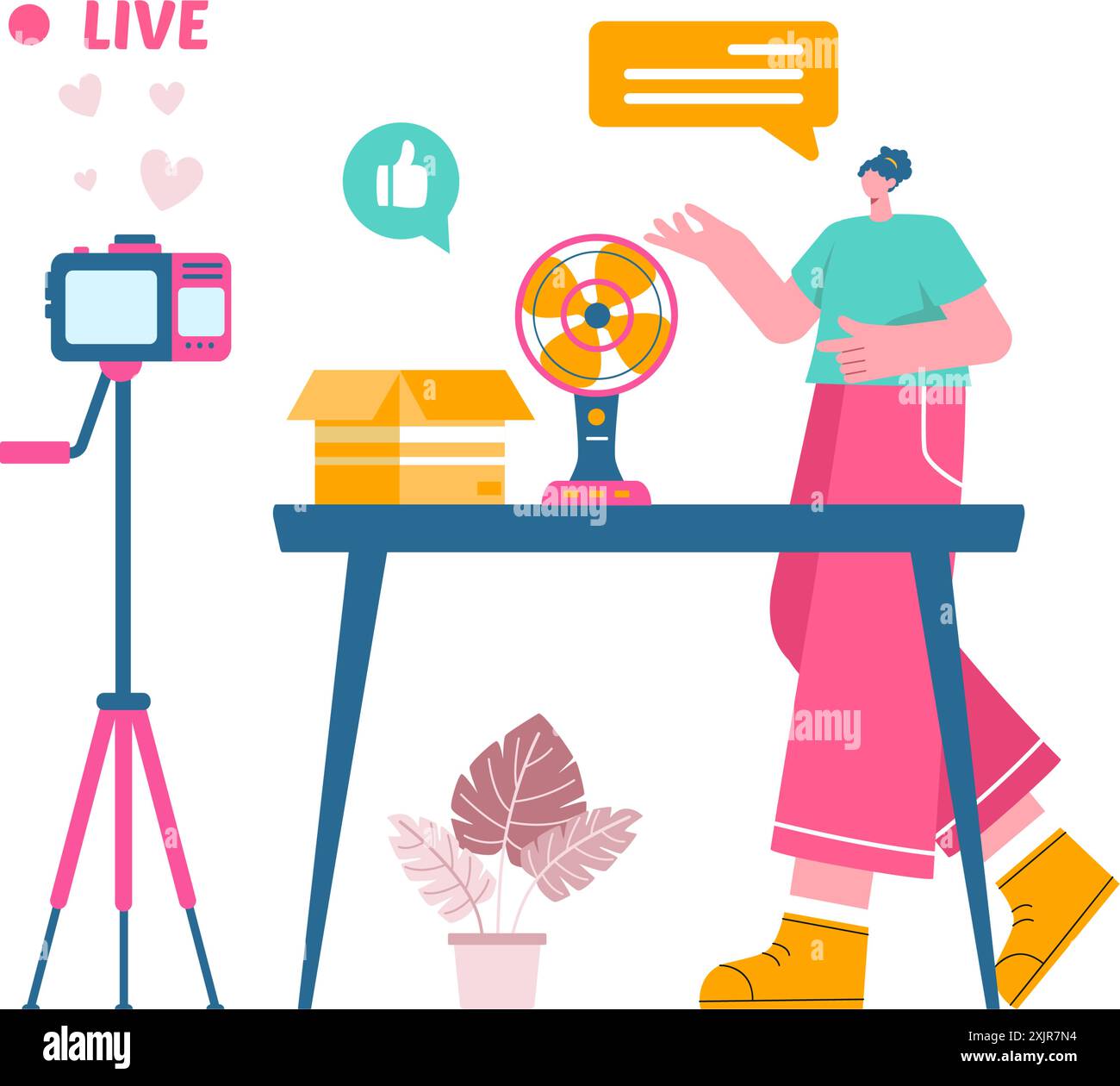 Electronics Review Vector Illustration with Customer Ratings on Quality ...