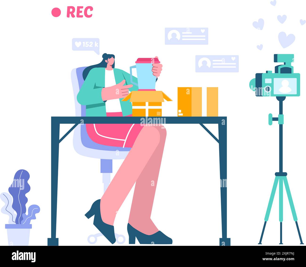 Electronics Review Vector Illustration with Customer Ratings on Quality ...