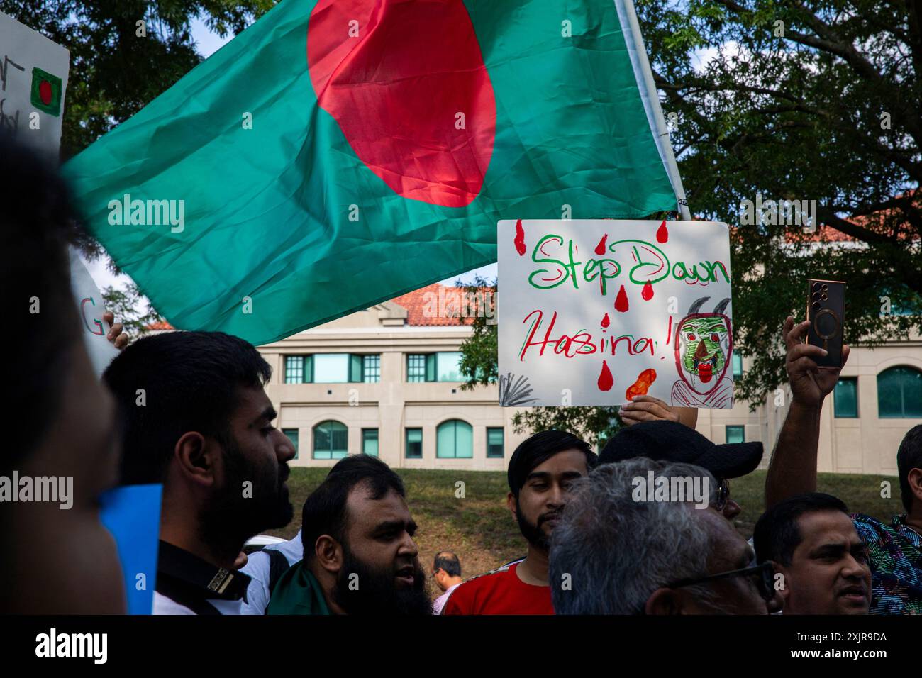 Washington Dc, United States . 19th July, 2024. A demonstrator of the ...