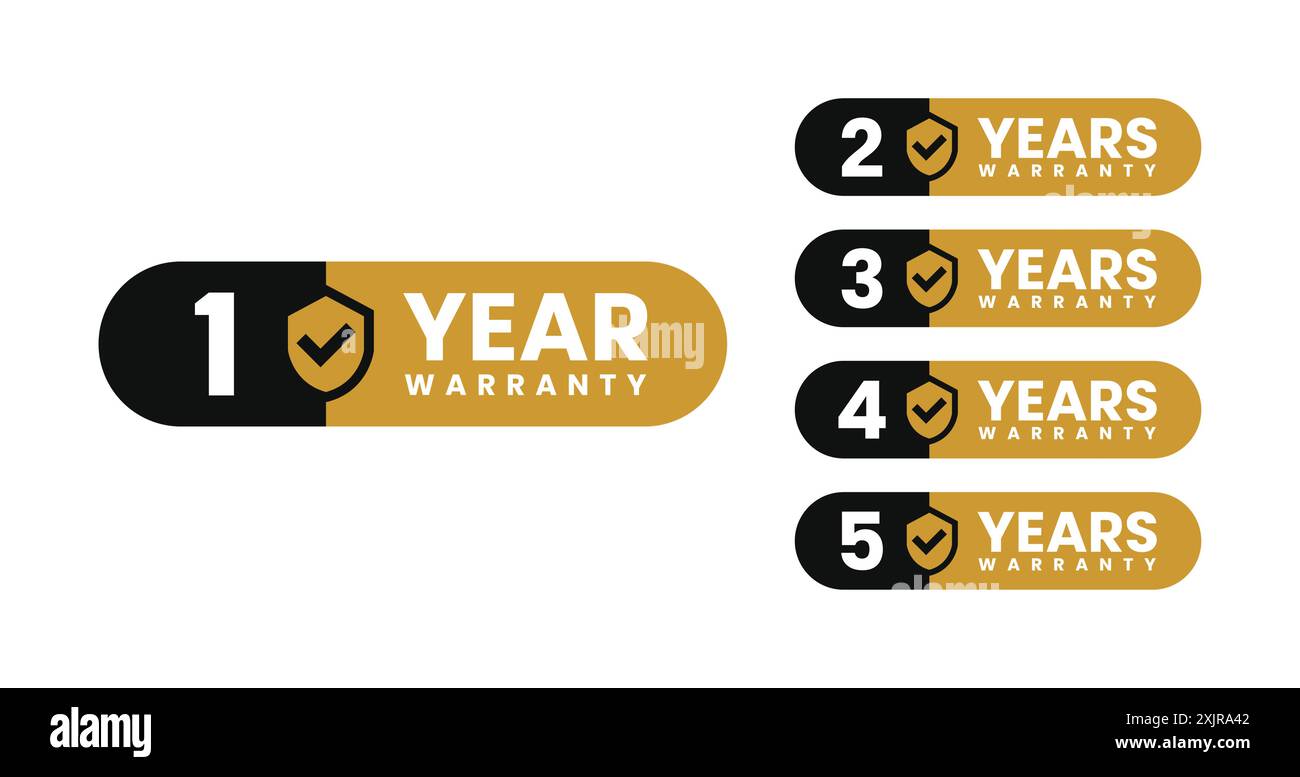 Minimalist and elegant Vector warranty shield with checklist label icon ...