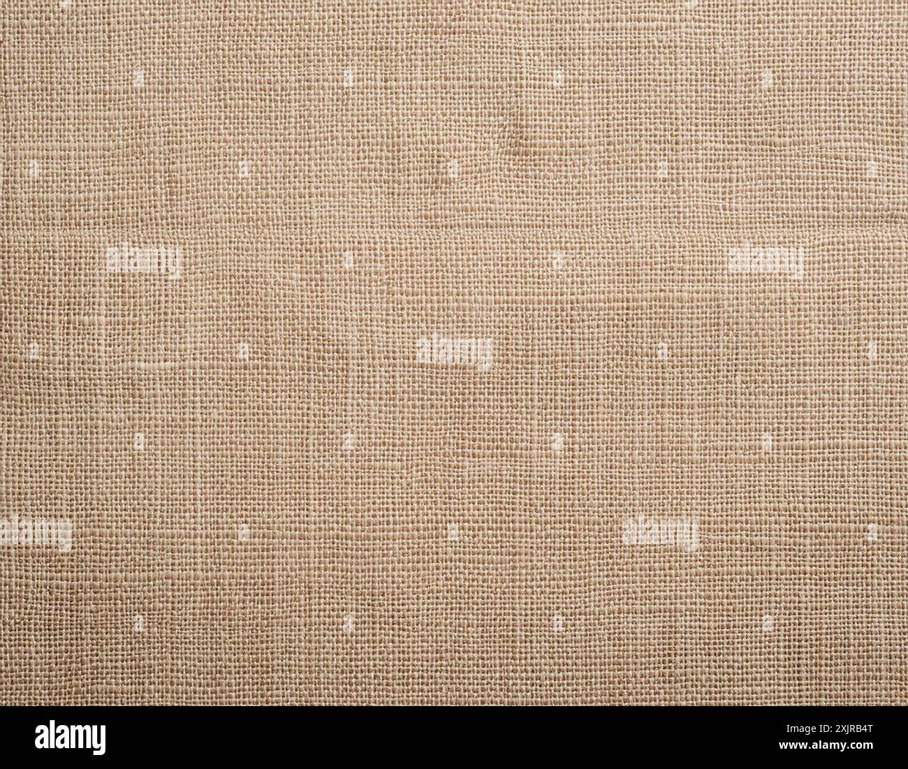 Natural Beige Linen Texture Background with a Coarse, Woven Pattern for ...